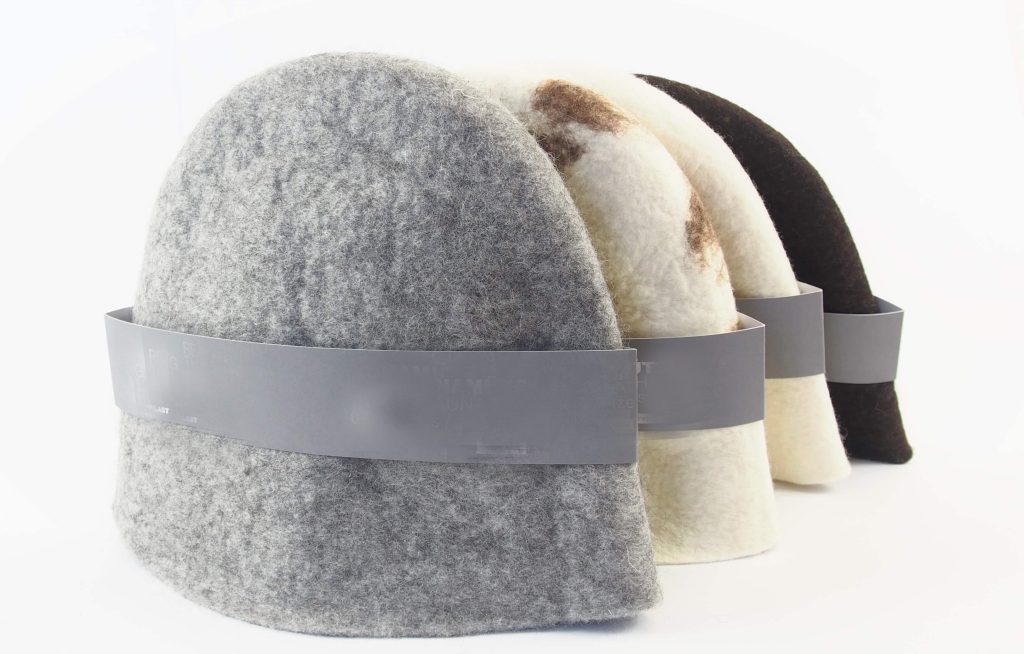 Wool Felt Sauna Hats - MEROCOAT